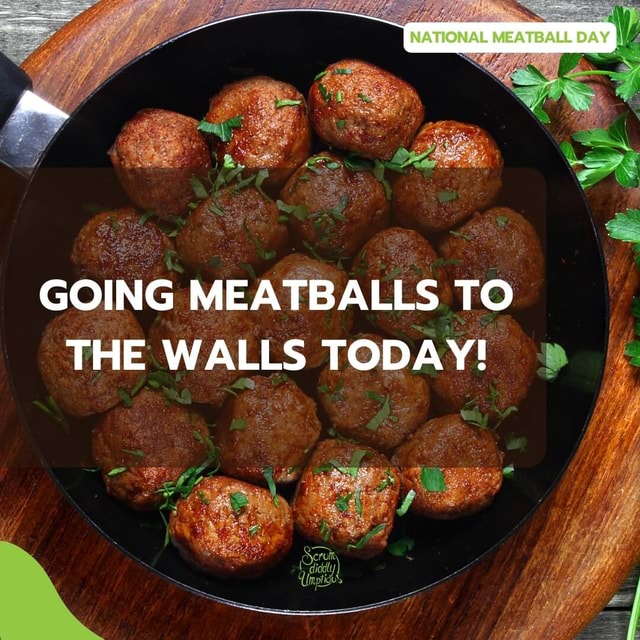 Happy #NationalMeatballDay! 🧆🤩 #scrumdiddlyumptious #food #recipe # ...