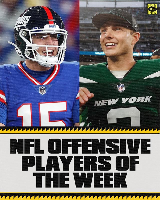 Tommy DeVito and Zach Wilson are your NFC and AFC players of the week 🤌 ...