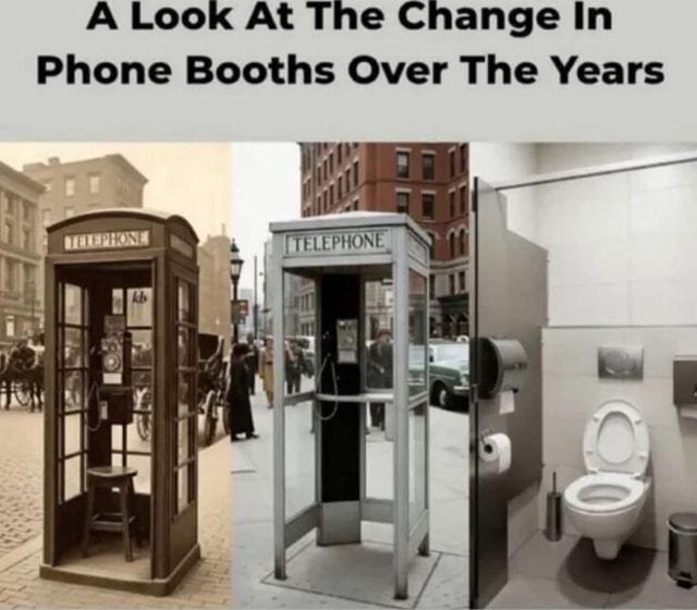 A Look At The Change In Phone Booths Over The Years - America’s best ...