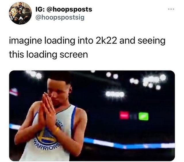 Imagine loading into 2k22 and seeing this loading screen - America’s ...