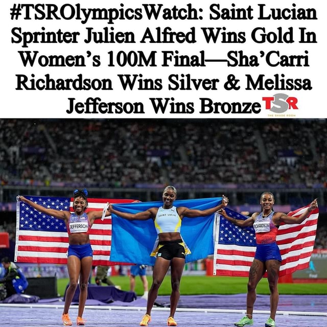 #TSROlympicsWatch: Saint Lucian Sprinter Julien Alfred Wins Gold In ...