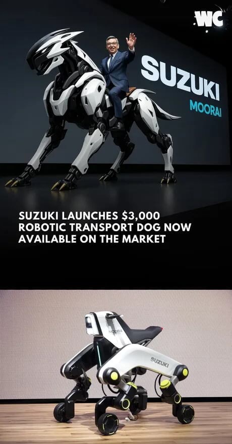 WC SUZUKI LAUNCHES $3,000 ROBOTIC TRANSPORT DOG NOW AVAILABLE ON THE ...