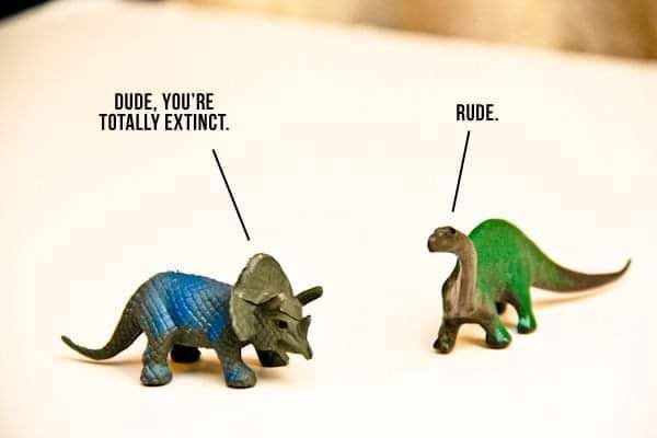 TOTALLY EXTINCT. RUDE. - America’s best pics and videos
