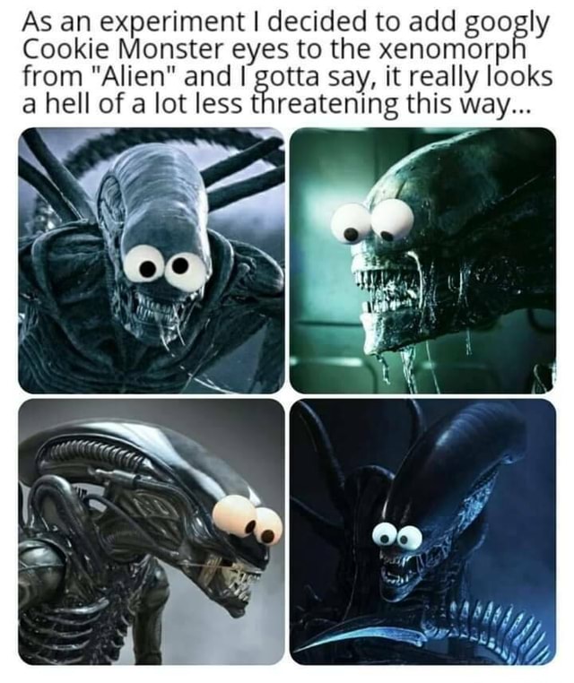 As an experiment I decided to add googly Cookie Monster eyes to the ...