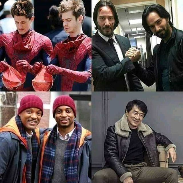Actors with their stuntman - America’s best pics and videos