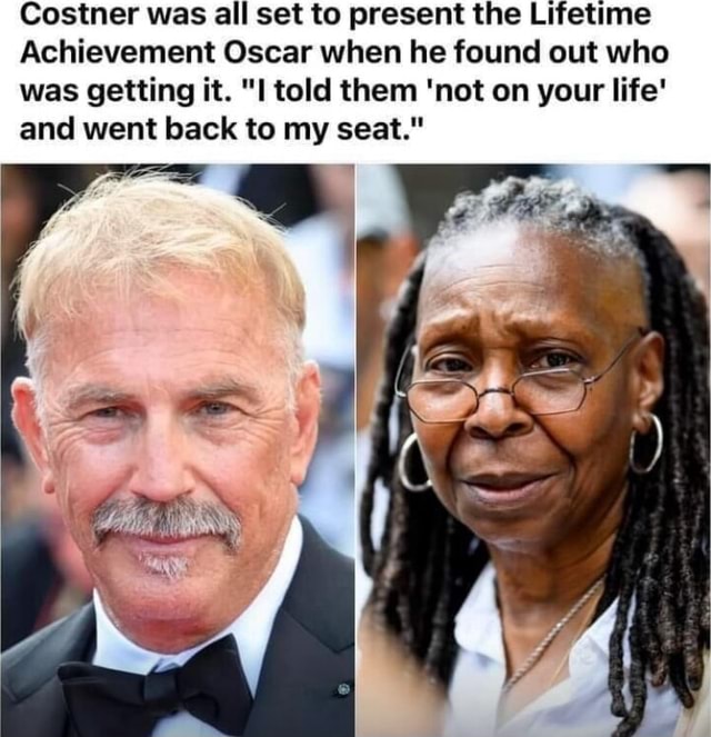 Costner was all set to present the Lifetime Achievement Oscar when he ...