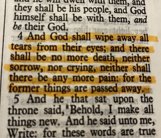 ADd they shall be his People, and God himself shall be with them, and ...