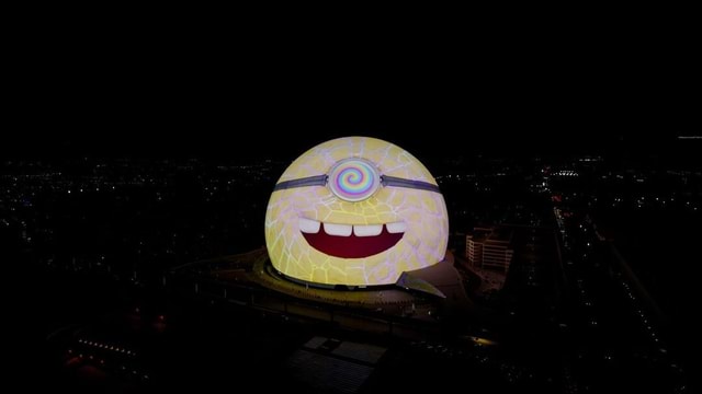 Minions have taken over the Sphere in Las Vegas Illumination launched ...