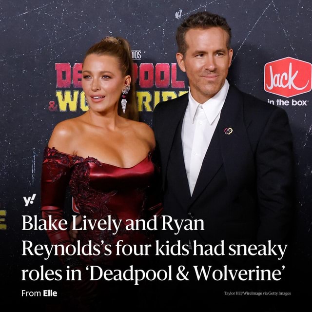 Spoiler alert Deadpool Wolverine was a family affair for Ryan Reynolds ...