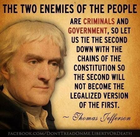 HE TWO ENEMIES OF THE PEOPLE' ARE CRIMINALS AND GOVERNMENT, SO LET US ...