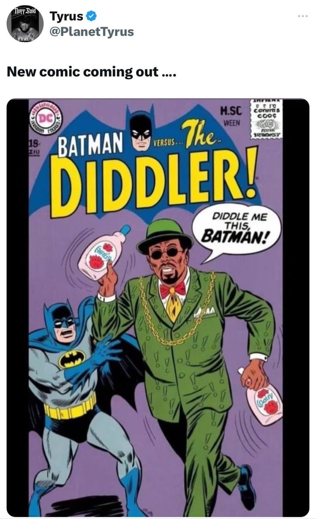 New comic coming out.... BATMAN The DIDDLE ME THIS, BATMAN! - America’s ...