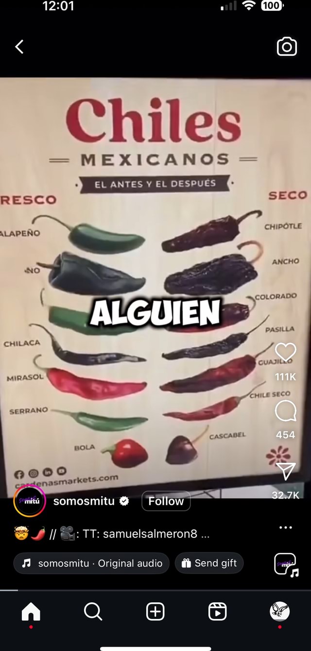 Chiles MEXICANOS EL ANTES Y EL DESPUÊES RESCO SECO - cre DOTE ALAPENO ...