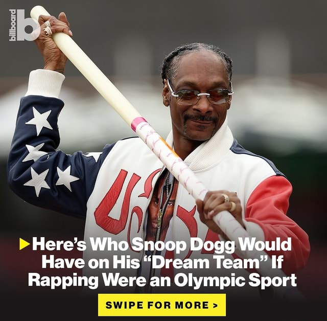 If rapping was an Olympic sport Snoop Dogg knows the three hip-hop ...