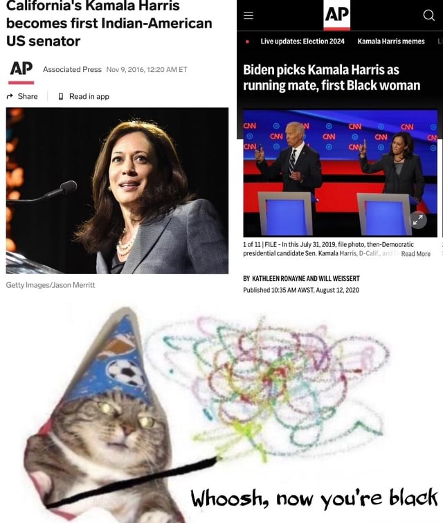 California's Kamala Harris becomes first Indian-American US senator BP ...