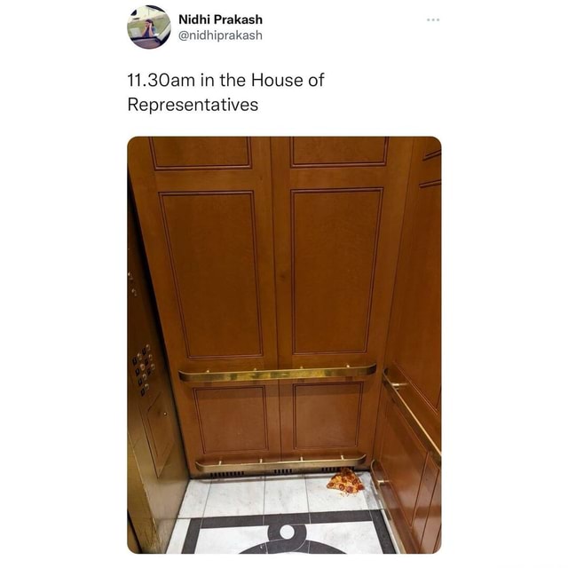 Poor pizza, left on the cold elevator ground 💀💀 - Nidhi Prakash ...