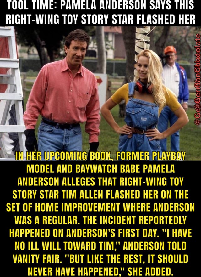 TOOL TIME: PAMELA ANDERSON SAYS THIS WING TOY STORY STAR FLASHED HER ...
