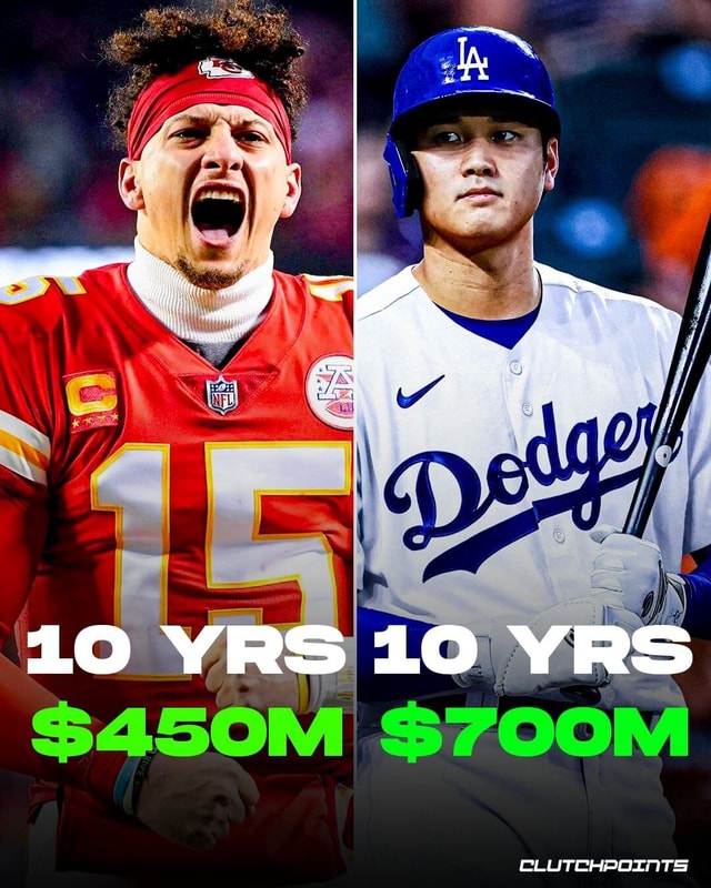 Mahomes got crazy, big contract in 2020. But Ohtani? 700 million!!! 🤯 🤯 ...