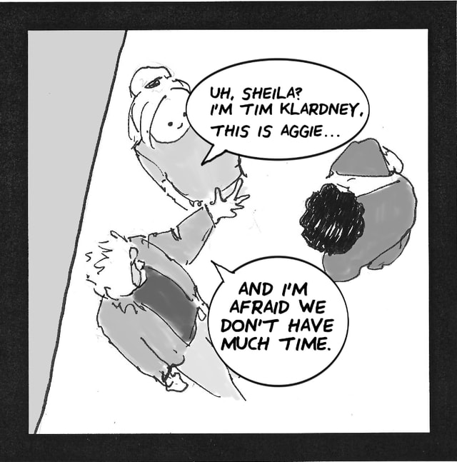 My hobby is cartoons - UH, SHEILA? TIM KLARDNEY, THIS AGGIE... AND I'M ...