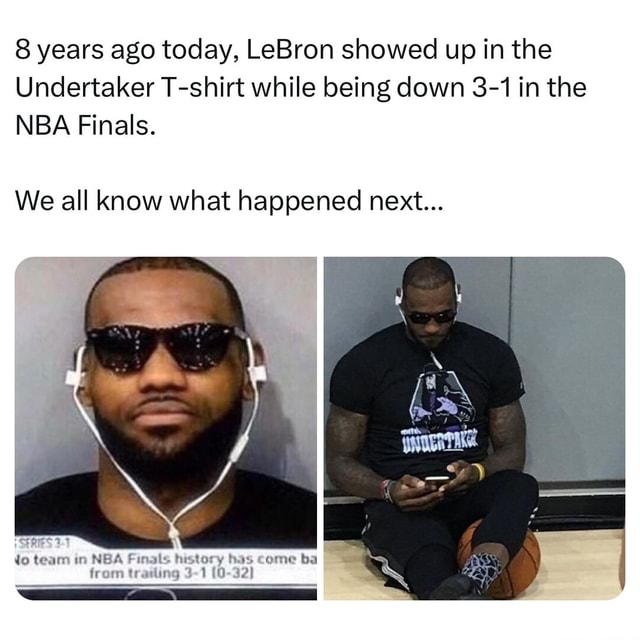 🐐🐐🐐 Via @nbamemes_official - 8 years ago today, LeBron showed up in the ...