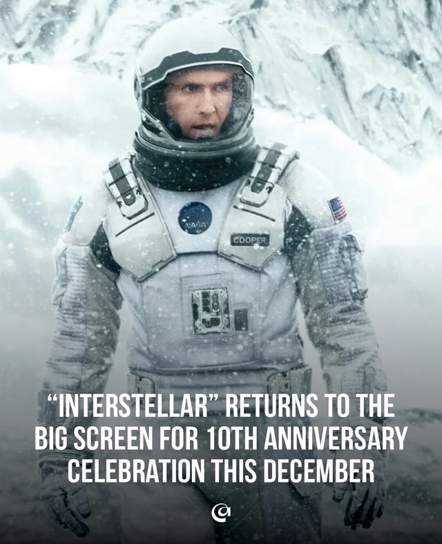 Great news for fans of the acclaimed sci-fi movie "Interstellar" - the ...