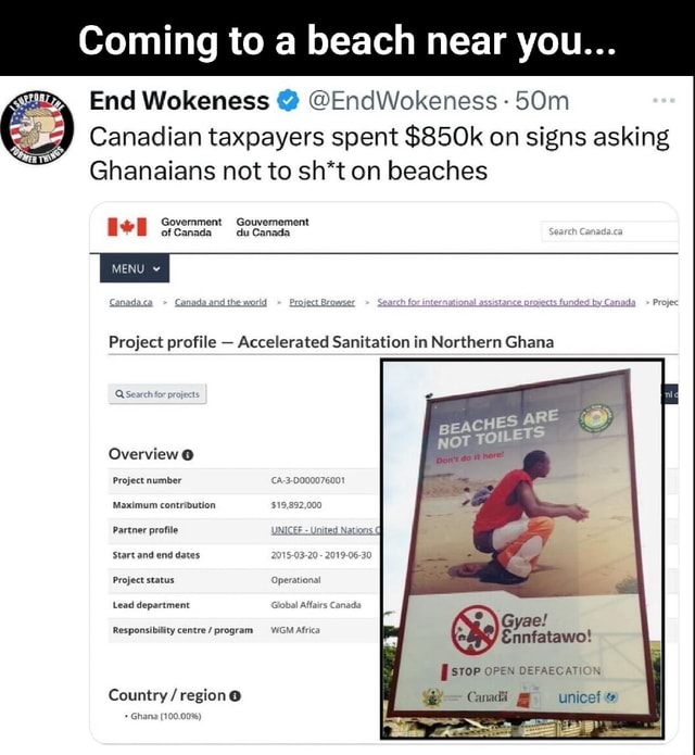 Coming to a beach near you... End Wokeness @ @EndWokeness - Canadian ...
