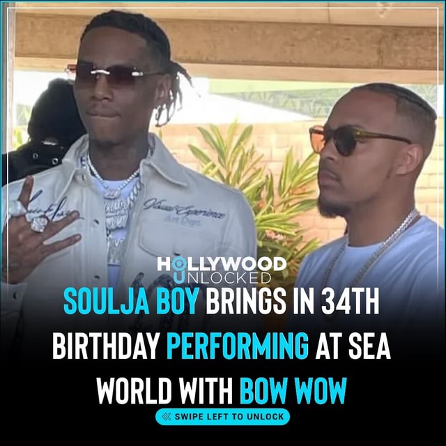 #Socialites, join us in wishing #SouljaBoy a happy 34th birthday! 🥳💙 A ...