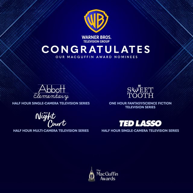 Congratulations to all of Warner Bros. Television Group's # ...