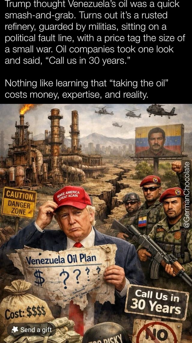 Trump thought Venezuela's oll was a quick smash-and-grab. Turns out it ...
