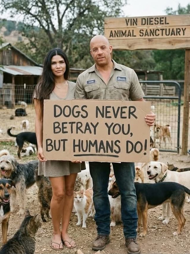 _ al VIN DIESEL ANIMAL SANCTUARY SANG DOGS NEVER BETRAY YOU, BUT HUMANS ...