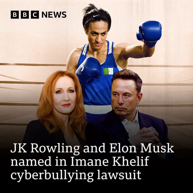 Olympic boxer Imane Khelif has named JK Rowling and Elon Musk in a ...