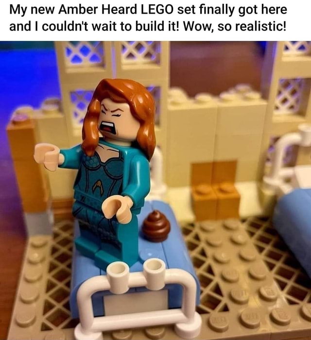 My new Amber Heard LEGO set finally got here and I couldn't wait to ...