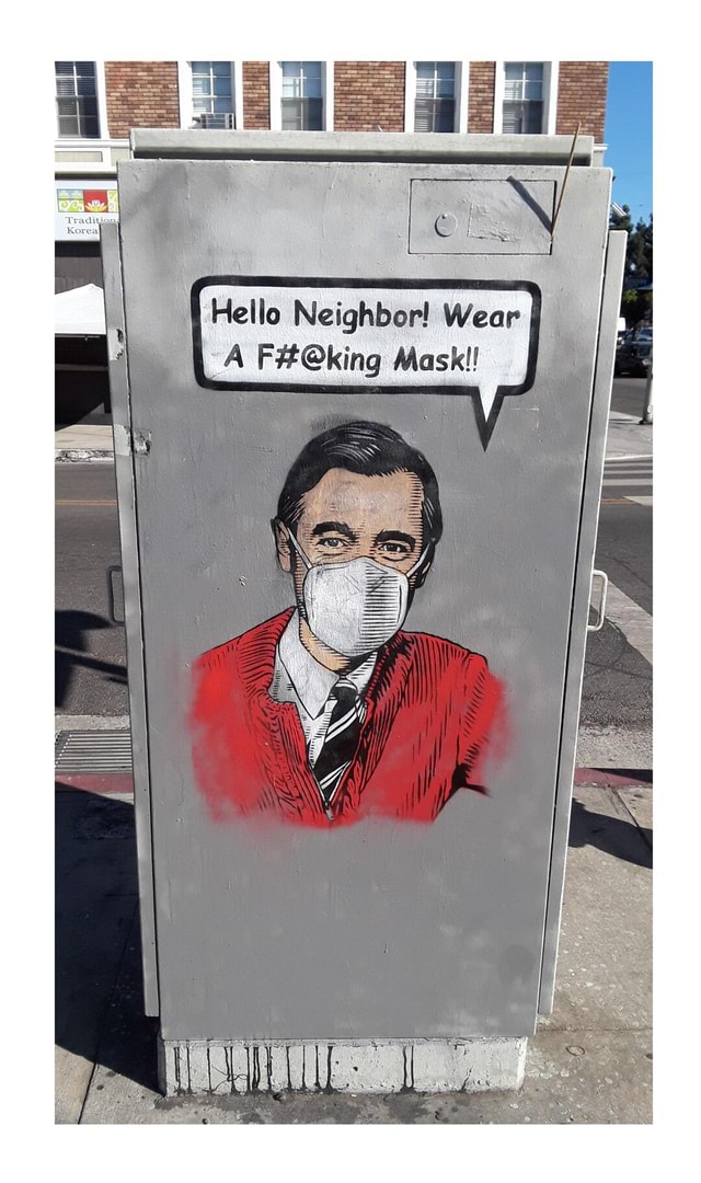 SS 'Hello Neighbor! Wear Mask!! - America’s best pics and videos