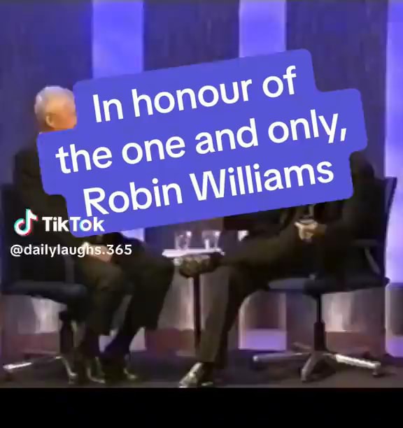 Inhonout of the one and only, Robin Williams I TikTok daitylauchs 365 ...