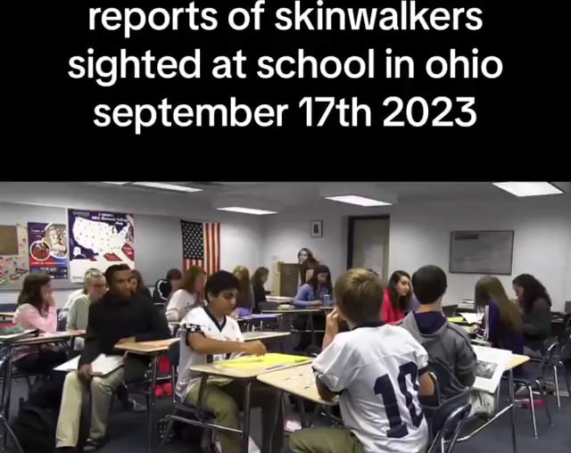 Reports of skinwalkers sighted at school in ohio september 17th 2023 ...