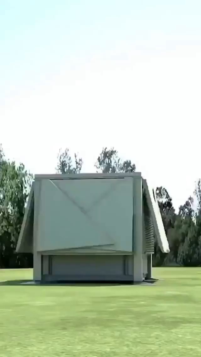 Ten Fold Engineering is constructing a foldable house with just a push ...