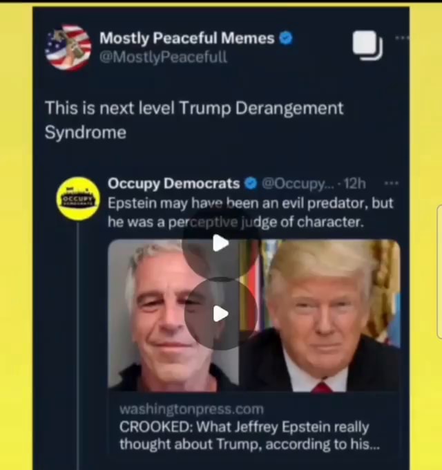 Mostly Peaceful Memes @ This is next level Trump Derangement Syndrome ...