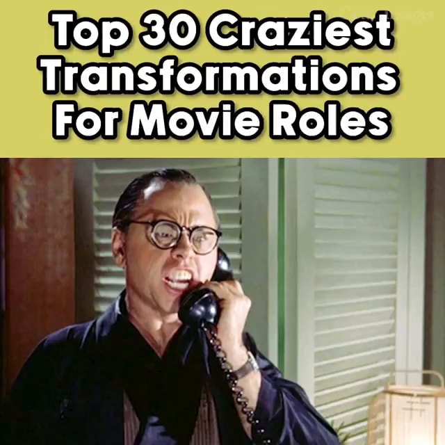 Top 30 Transformations For Movie Roles #listicle #movietransformation # ...