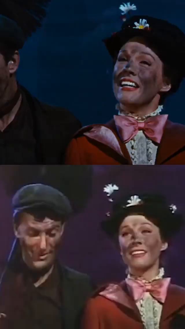 Spot the difference Julie Andrews and Dick Van Dyke performing the ...