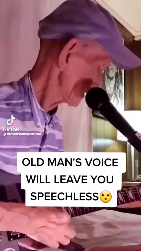 TikTok I OLD MAN'S VOICE WILL LEAVE YOU SPEECHLESS - America’s best ...