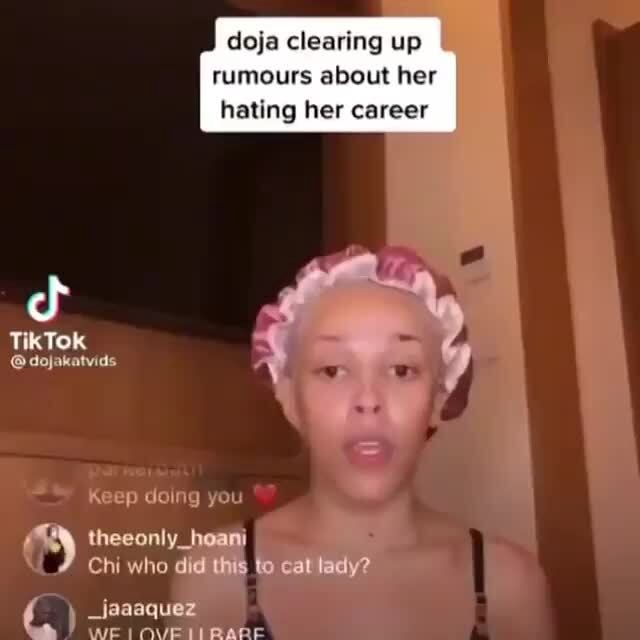 Doja clearing up rumours about her hating her career TikTok ...