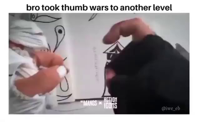 Thumb fight! - bro took thumb wars to another level - America’s best ...