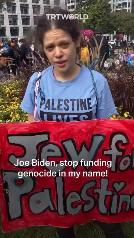 TWORLDY 'PALESTINE Joe Biden, stop funding genocide in my name ...