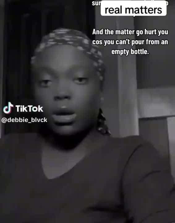 SUI real matters And the matter go hurt you cos you can't pour from an ...