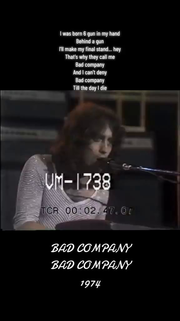 Gun in my hand Behind a gun make my final stand... hey That's why they ...