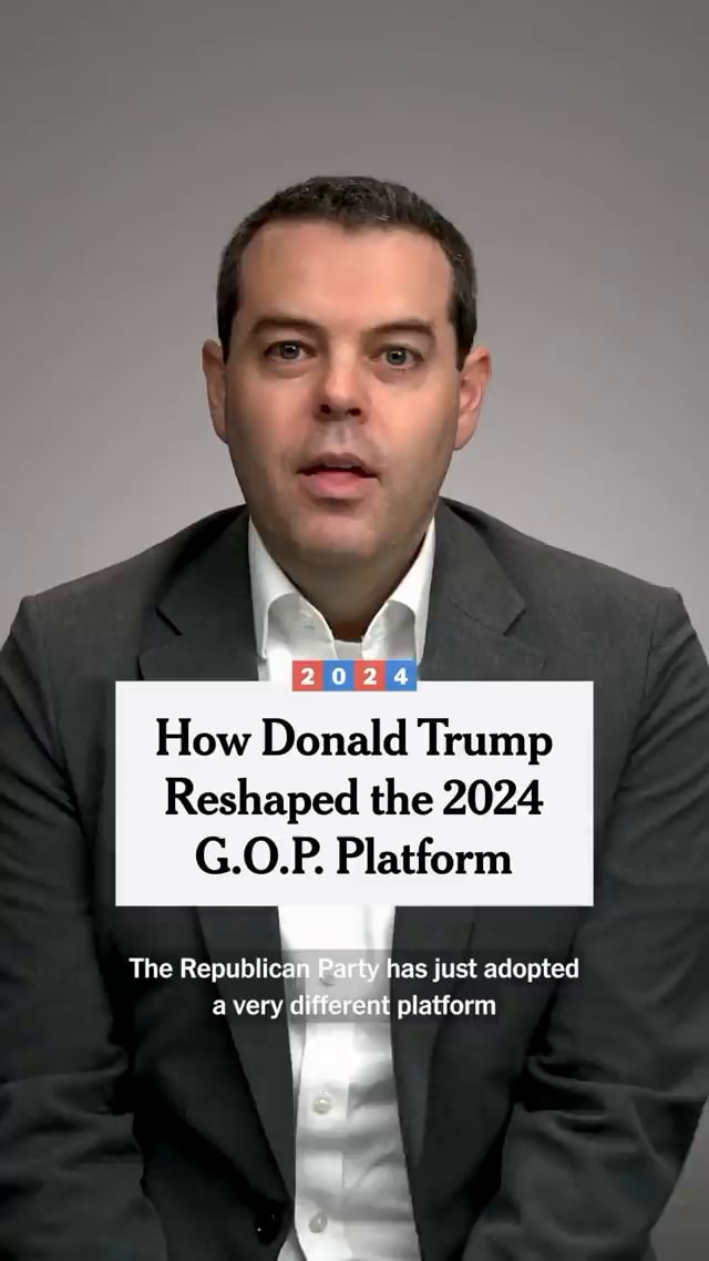 How Donald Trump Shaped the 2024 GOP Platform From dictating exactly ...